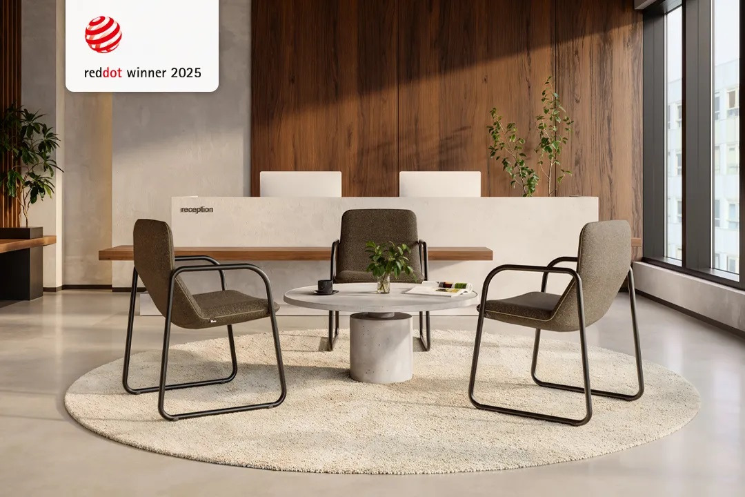 КРЕСЛО LD SEATING FLEXI LOUNGE ПОЛУЧИЛО НАГРАДУ RED DOT DESIGN AWARD 2025 - Kresla Lux®